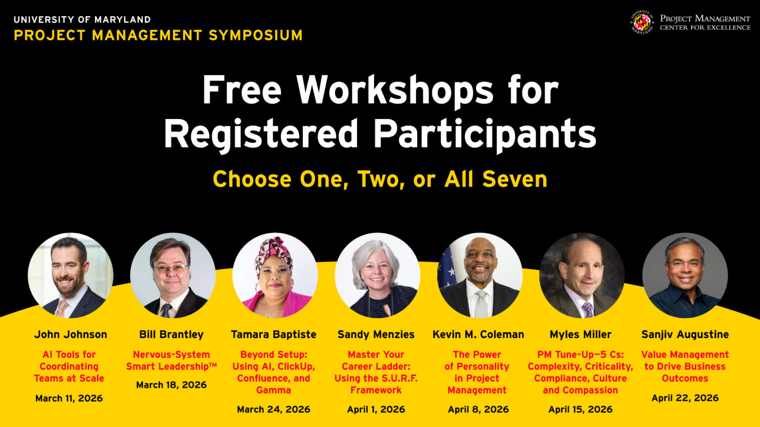 These virtual workshops are available FREE to any registered ...